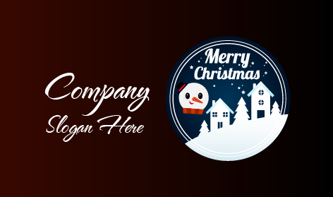 Logo Natal Kartun Santa - Drawlogo