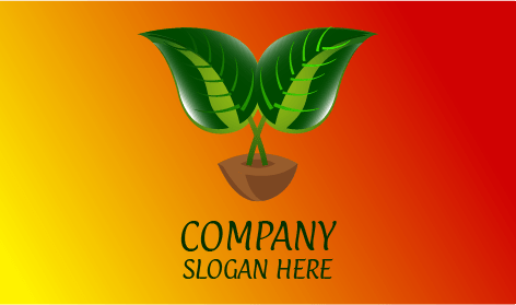 Premium Greenery Plant Sprout Logo - Drawlogo