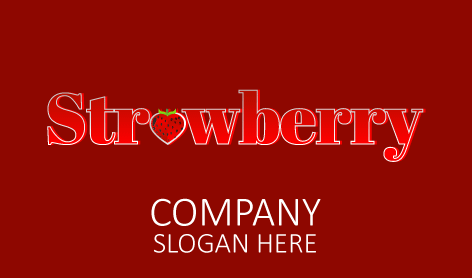 Diseño de logotipo de fresa - el mejor creador de logotipos de fresa